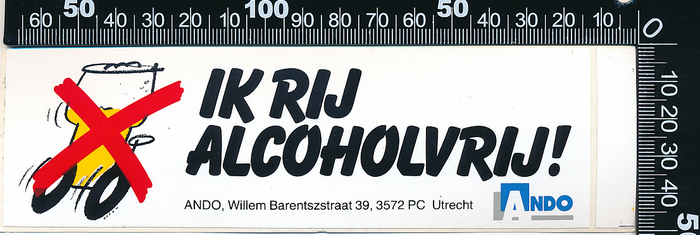 Ando - Ik rij alcoholvrij - Utrecht