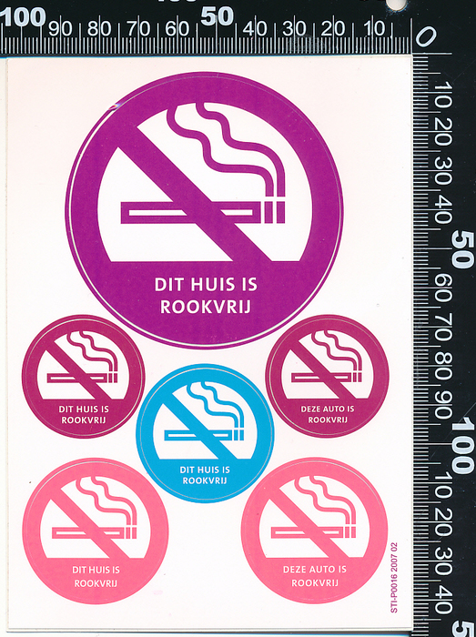 Dit huis is rookvrij