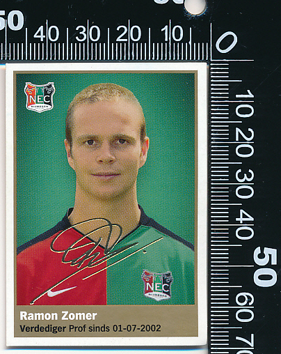 Voetbalplaatje - NEC - Ramon Zomer