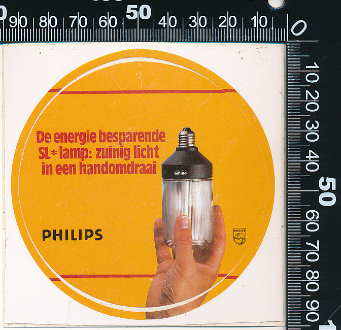 Philips - De energie besparende SL lamp