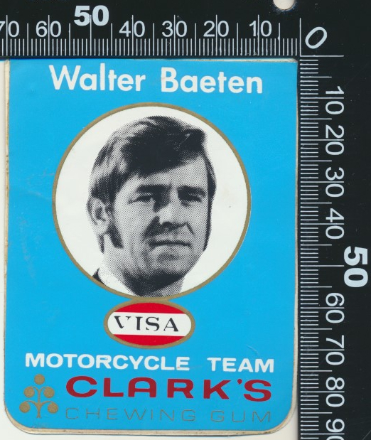Walter Baeten - Visa Motorcycle Team - Clarks Chewing Gum