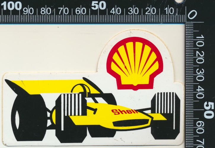 Shell - Formule 1 (Wit logo Rechts)