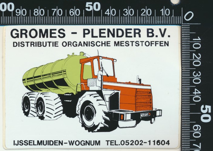 Gromes Plender - Distributie Organische Meststoffen - IJsselmuiden Wognum